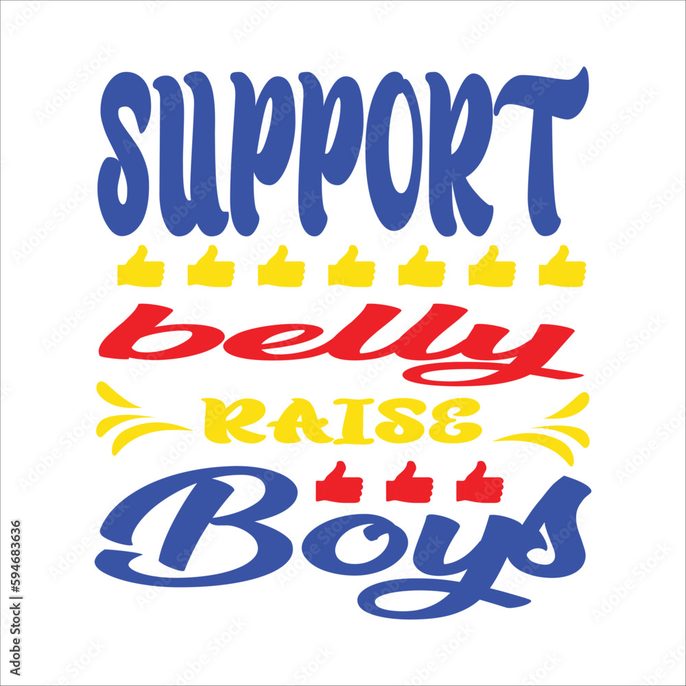 support belly svg design Stock Vector | Adobe Stock