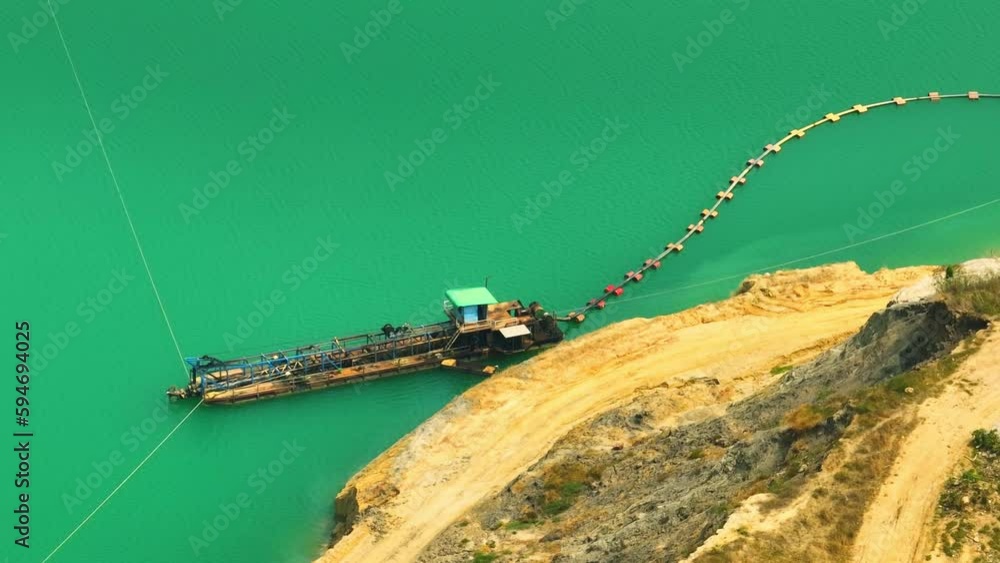 Sand suction boats are specialized vessels used in sand quarries to ...