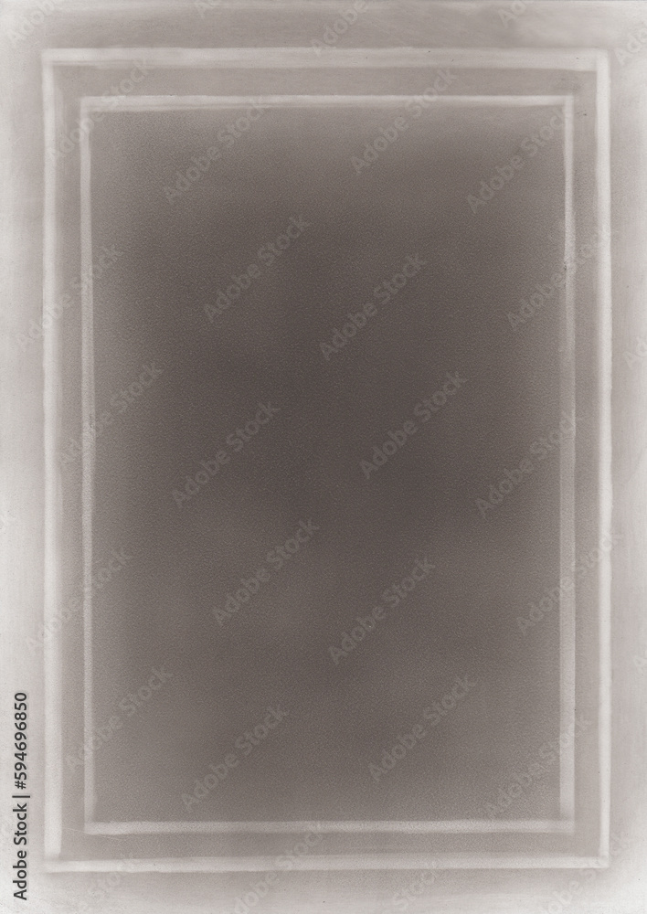 dark gray rectangular background in charcoal on paper with border ...