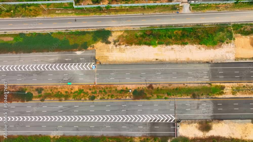 One of the most prominent features of the site is the roadway itself ...