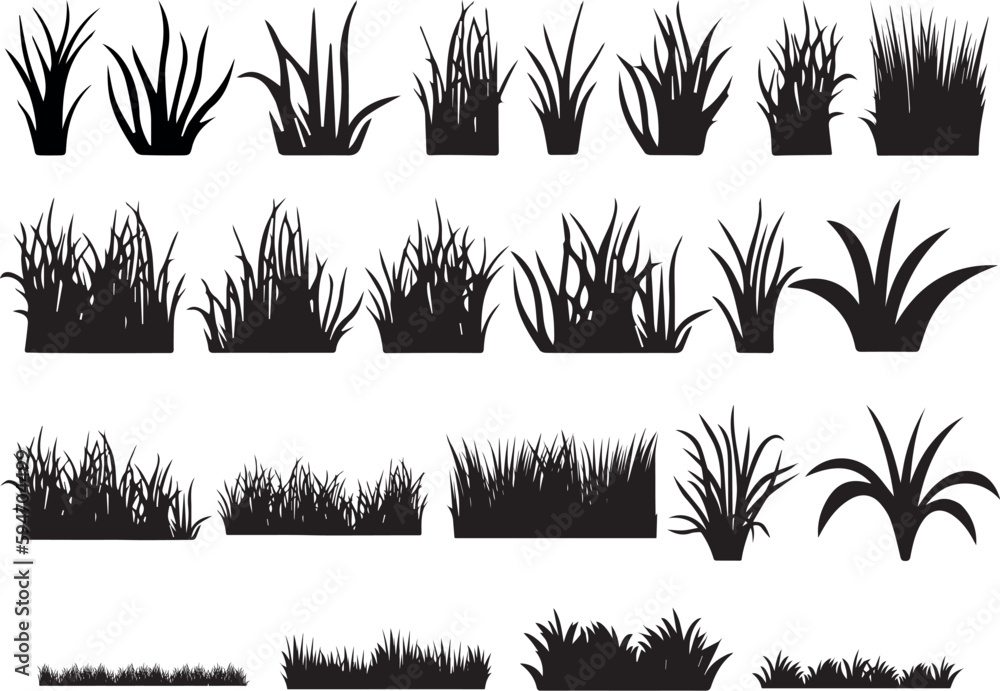Vetor de Grass Vector File, Vector Bundle File-Cut File-Vector Clip Art ...