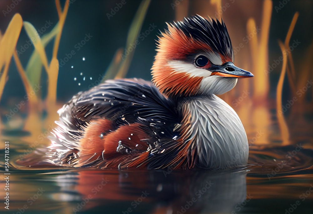 Beautiful photo duck concept, contemporary natural and mood social ...