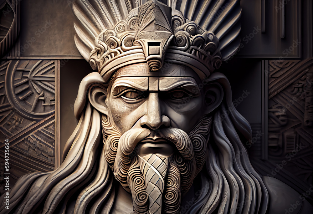 Major gods and goddesses of ancient Indian religions including Hinduism ...