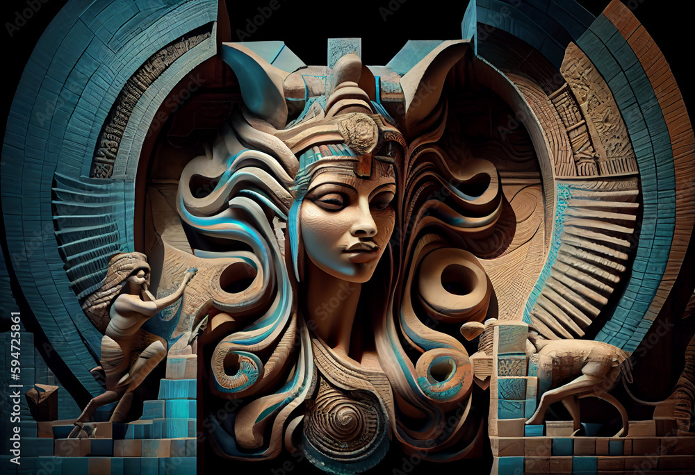 Major gods and goddesses of ancient Indian religions including Hinduism ...