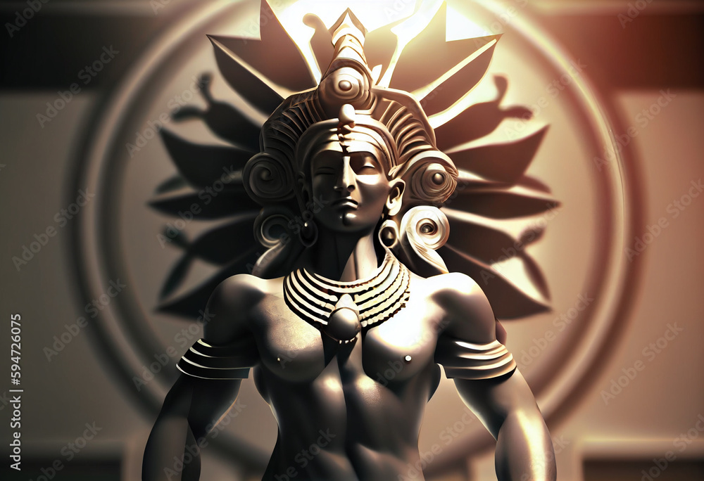 Major gods and goddesses of ancient Indian religions including Hinduism ...