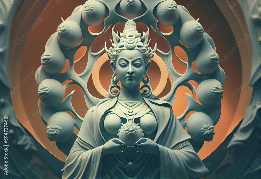 Major gods and goddesses of ancient Indian religions including Hinduism ...