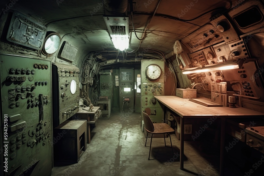 A shelter has been built underground to safeguard against the aftermath ...