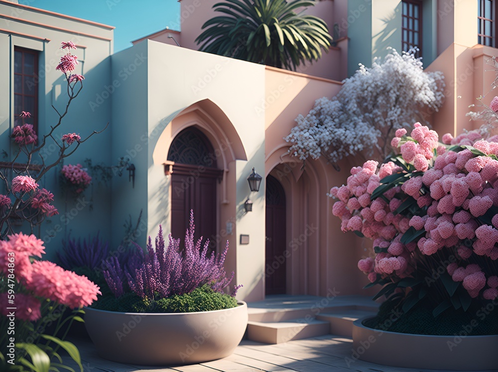 flower, flowers, house, architecture, window, decoration, home, door ...