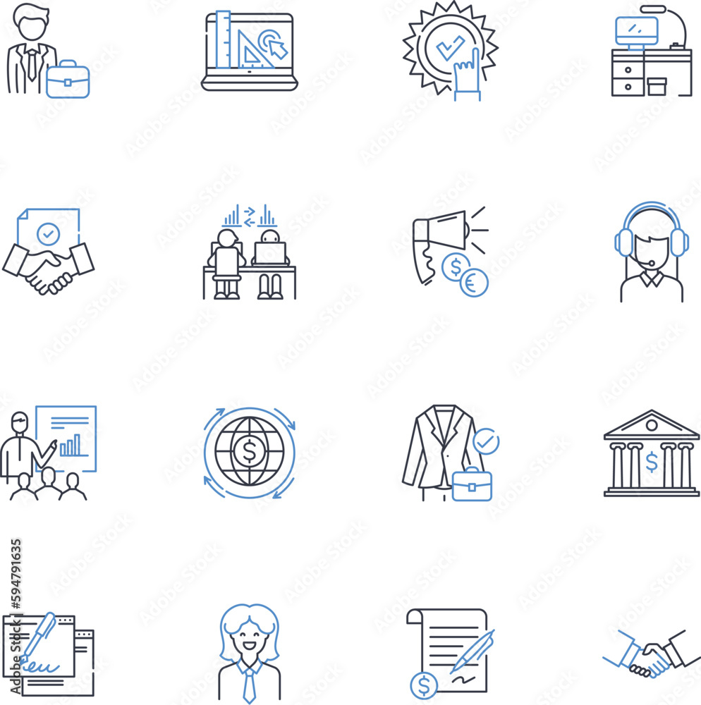 Quality standards line icons collection. Excellence, Compliance ...