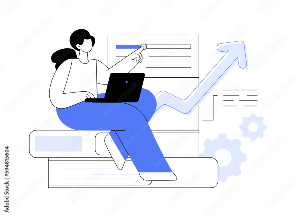 KPI abstract concept vector illustration. Stock Vector | Adobe Stock KPI abstract concept vector illustration. Stock Vector | Adobe Stock