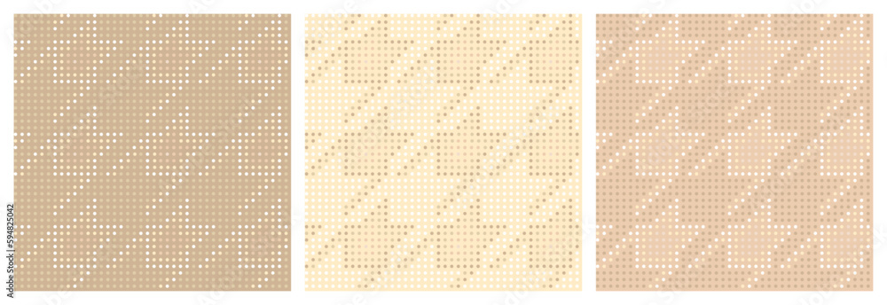 Pied de poule seamless pattern with polka dot texture. Hounds-tooth ...