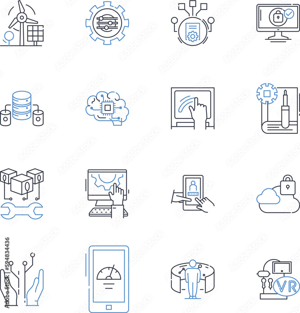 Software engineering line icons collection. Code, Algorithms, Debugging ... Software engineering line icons collection. Code, Algorithms, Debugging ...