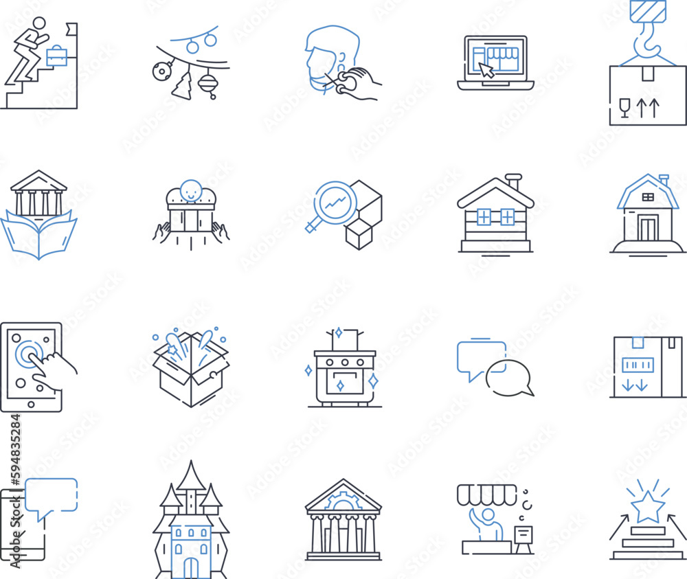 Fototapeta mapa świata dla dzieci Trolley car line icons collection ... Fototapeta mapa świata dla dzieci Trolley car line icons collection ...