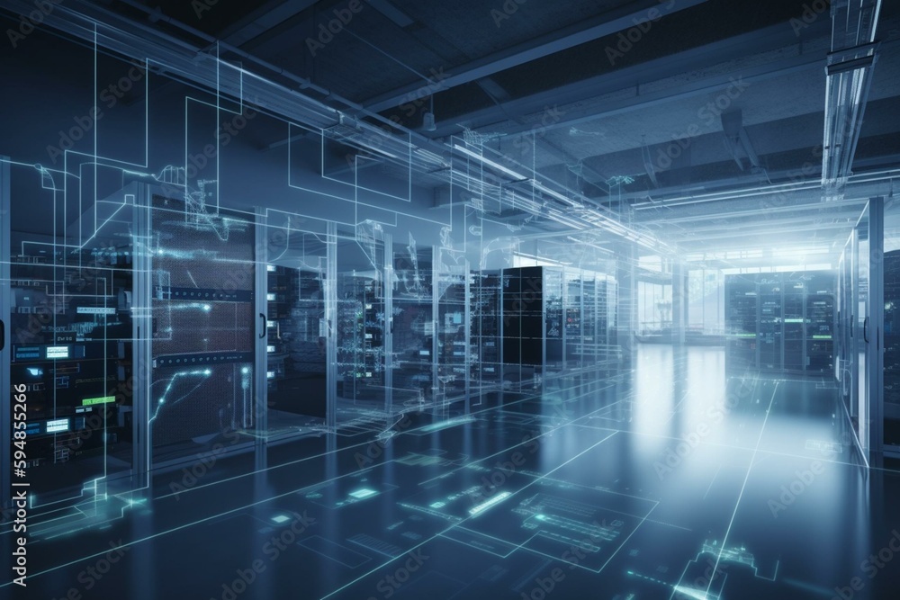 Digitalization concept: enterprise IoT, smart factory, industry 4.0 ... Digitalization concept: enterprise IoT, smart factory, industry 4.0 ...