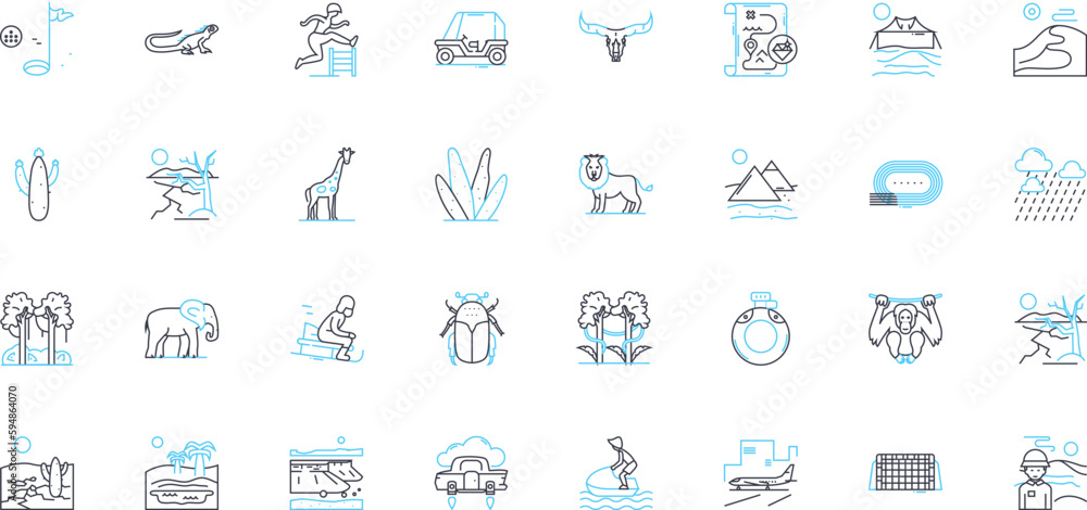 Mind boggling linear icons set. Perplexing, Confounding, Mystifying ...