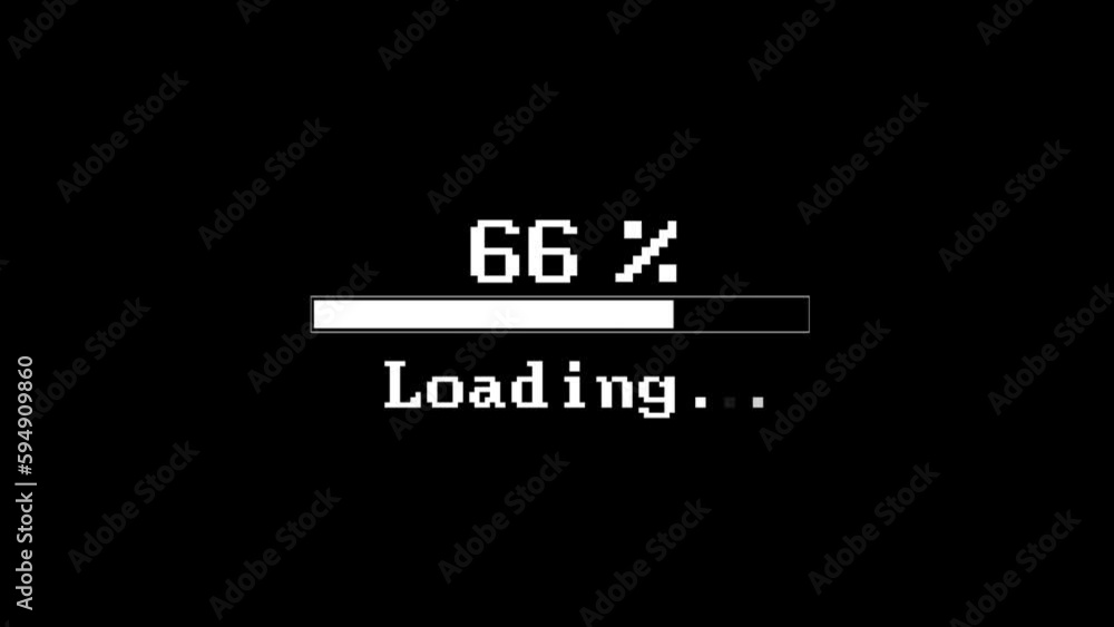 BRUTE FORCE Text Animation and Loading Bar, Overlay, Alpha Matte Stock ...