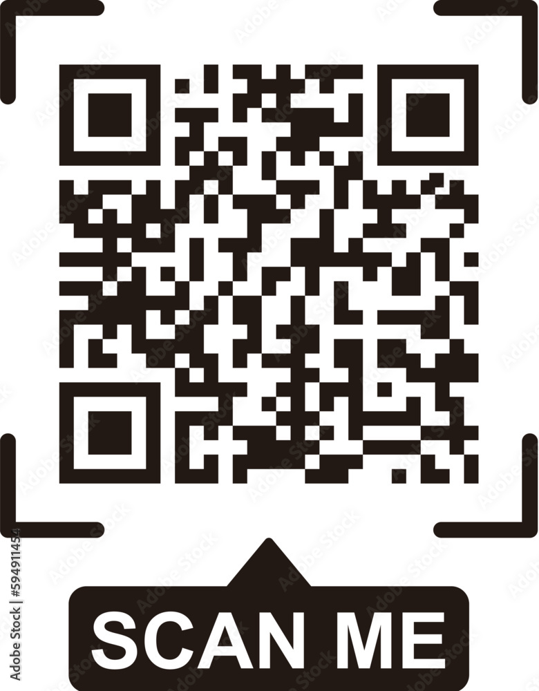 QR code scan icon. Scan me frame. QR code scan for smartphone. QR code ... QR code scan icon. Scan me frame. QR code scan for smartphone. QR code ...