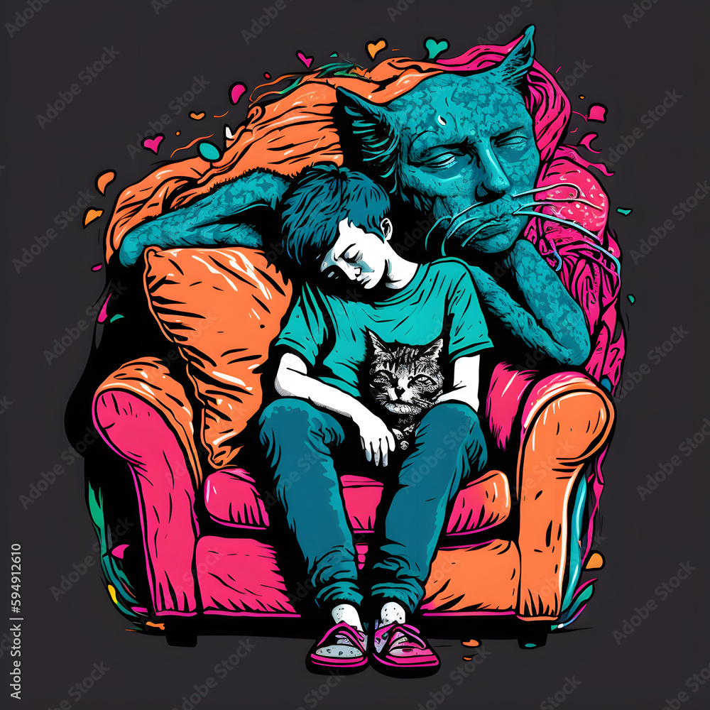 cat and a human engage in a playful and adorable competition for lap ...