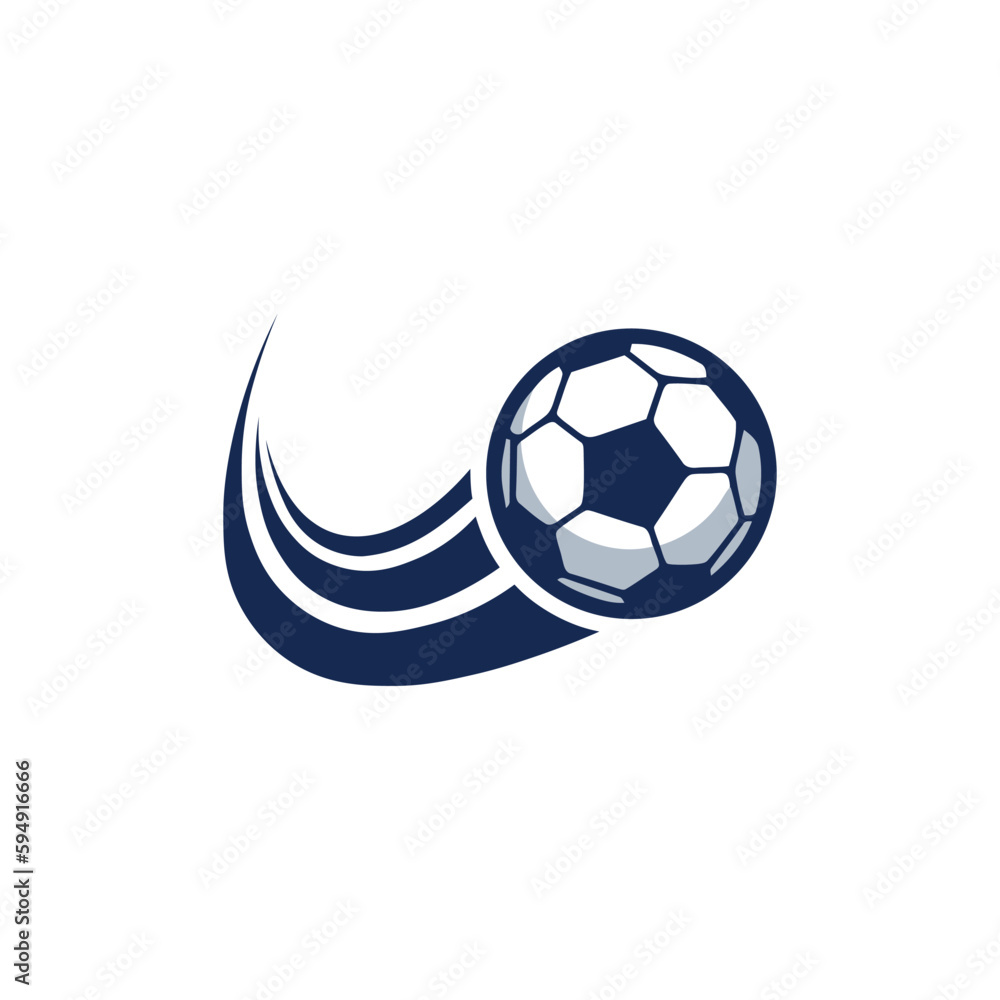 Football logo designs. soccer ball designs Stock Vector | Adobe Stock