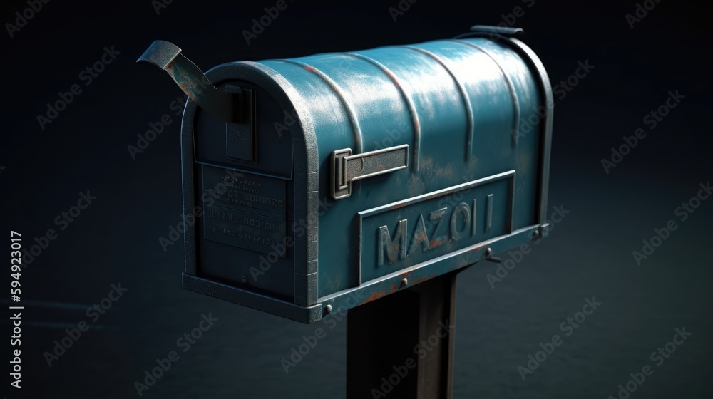 Relic of Communication: An Old and Rusty Mailbox Outside, Symbolizing ...