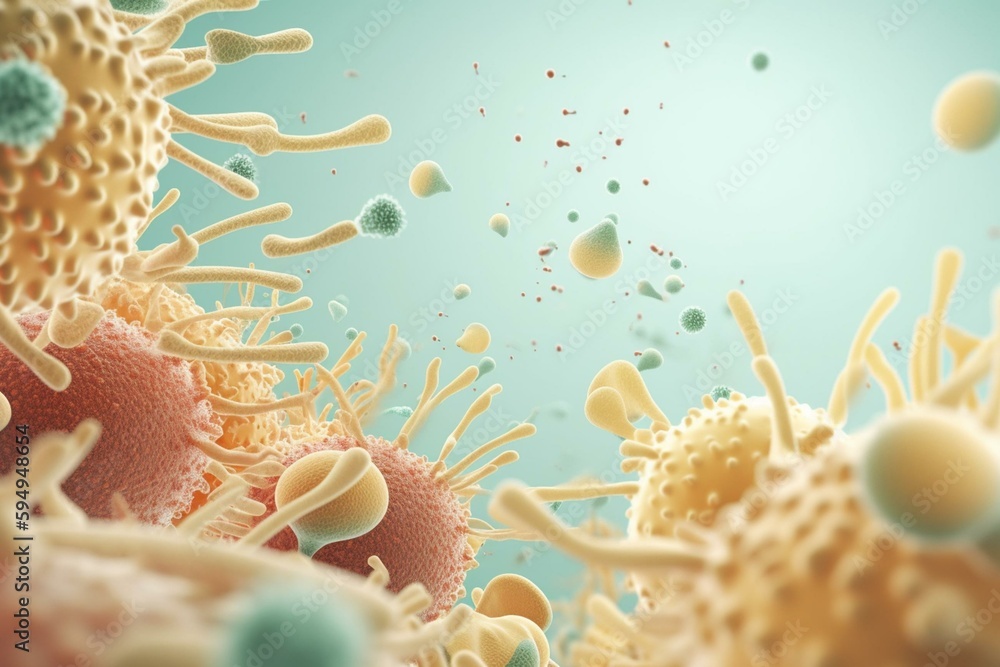 Abstract bacteria, probiotics, gram positive bacteria bacteria and ...