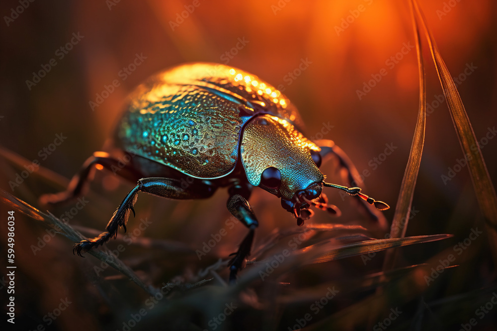 Mesmerizing Macro Photography: A Stunning Portrait of a Shimmering ...
