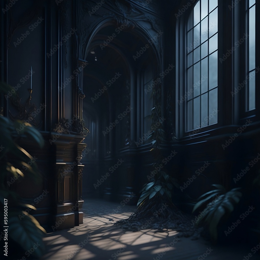 church in the dark,architecture, church, arch, old, building, cathedral ...