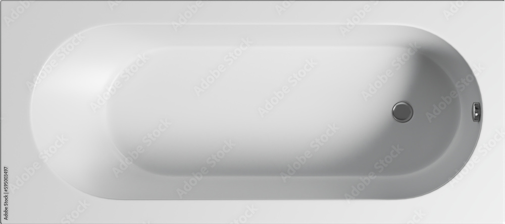Top view of White Bathtub Stock Photo | Adobe Stock