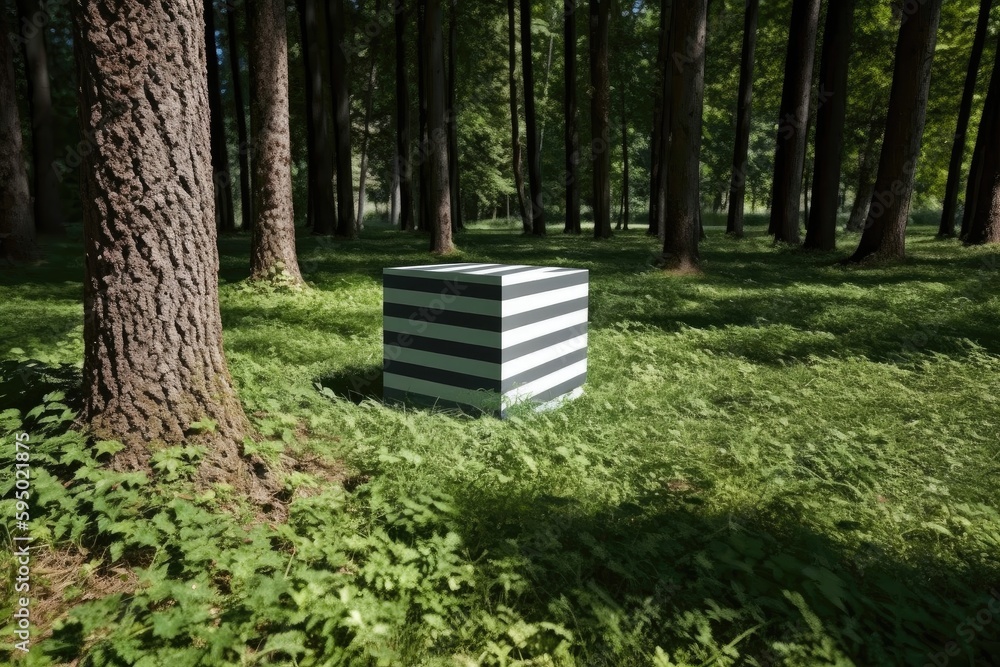 optical illusion, where the lines of a familiar object seem to ...