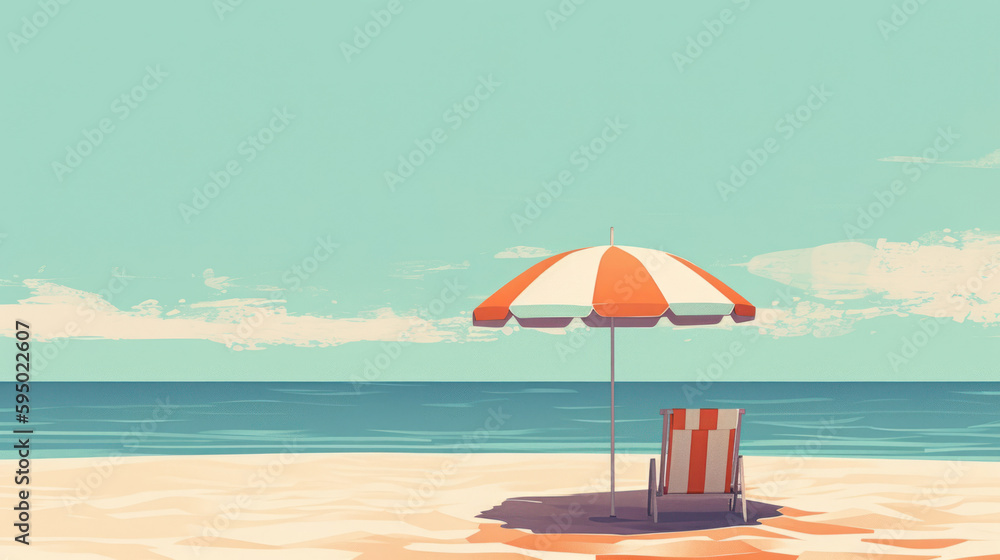 Minimal tropical beach background. Retro tone color style. Summer ...