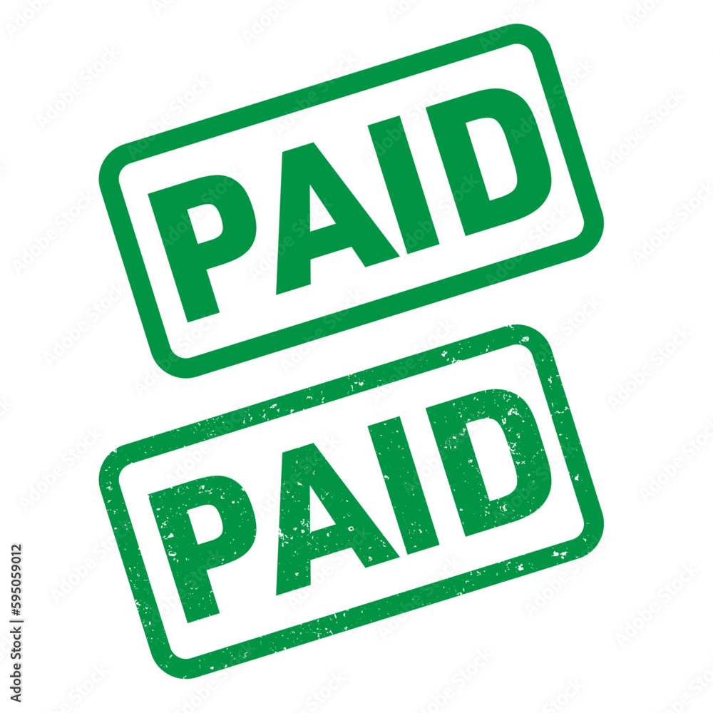 Paid stamp, icon, invoice, and bills, Paid in full green stock vector ... Paid stamp, icon, invoice, and bills, Paid in full green stock vector ...