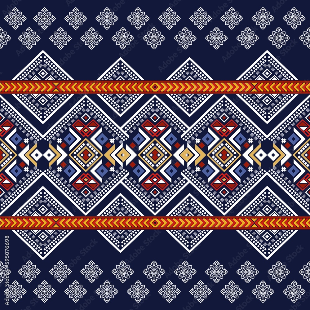 Thai Textile Illustrations, Authentic Thai Fabric Patterns for Digital ...