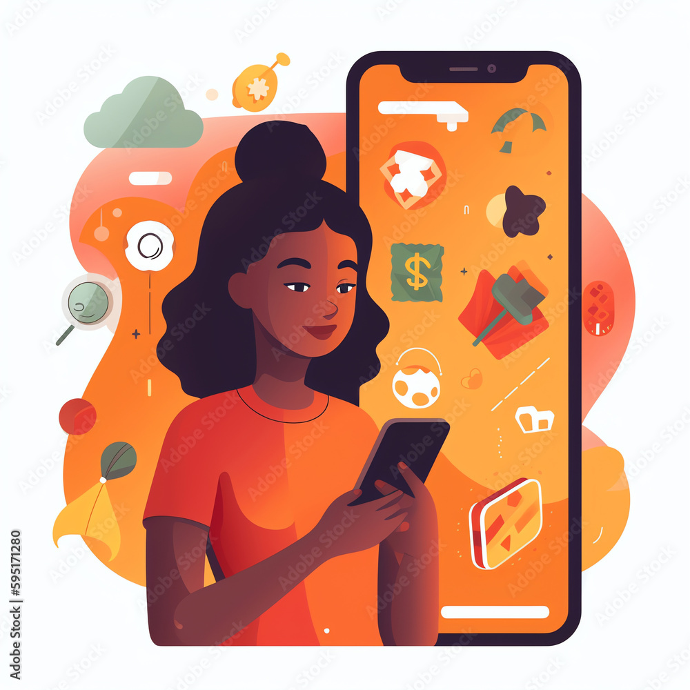 Gamified Learning: Student playing an educational game on a mobile ...