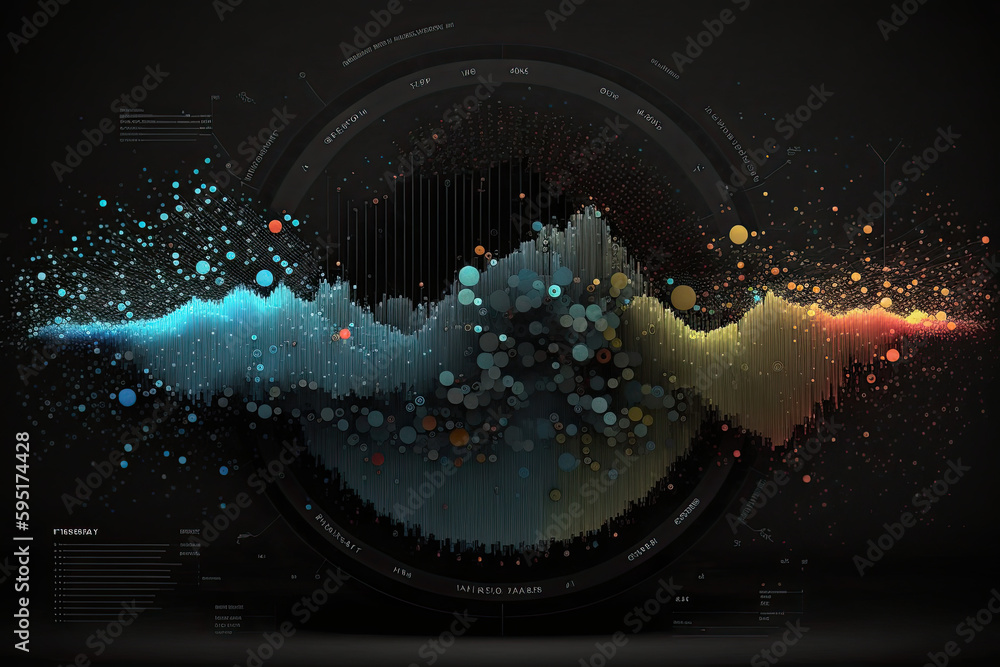 stock market business analysis, sophisticated data visualization ...