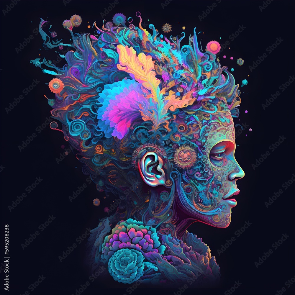 hyper psychedelic high detailed cute ancient profile pictures nft ...