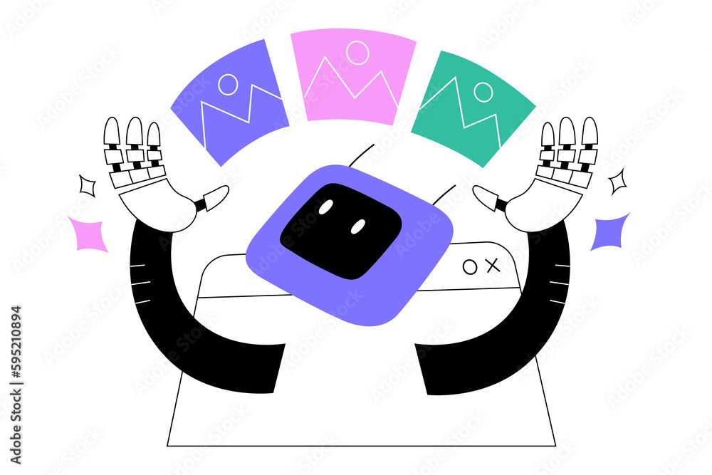 AI creating lots of images, artificial intelligence program generates ...