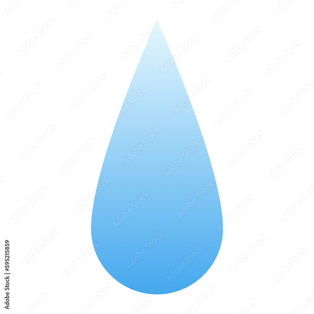 A cartoon raindrop in a sky atmosphere theme, PNG transparent ...