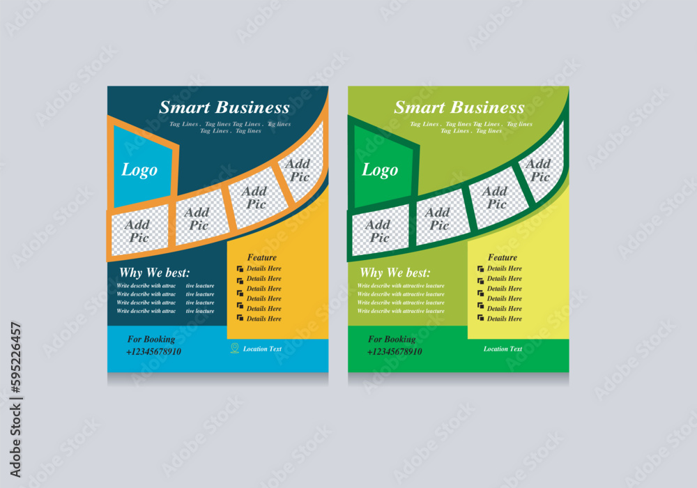 Business Flyer Template, Creative Layer Design, flyer template, flyer ...