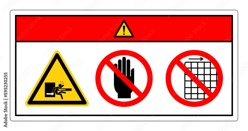Danger Keep Clear Of Swinging Upper To Prevent Serious Bodily Injury Do ...
