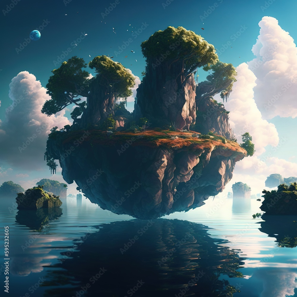 Floating Islands In The Sky