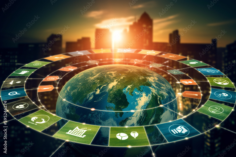 Sustainable development promoting clean, renewable energy and circular ...