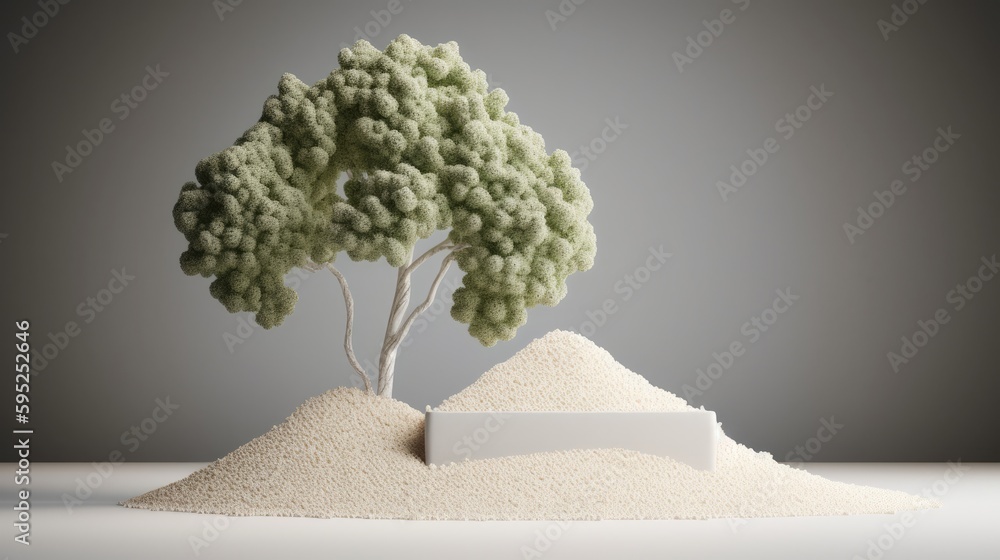 Illustrative Representation of Perlite: Showcasing Unique Lightweight ...