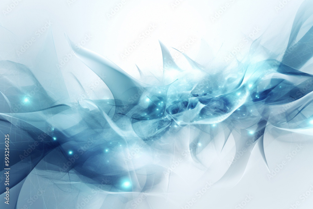 Beautiful light blue abstract background. Design element, AI generated, made by AI, artificial ...