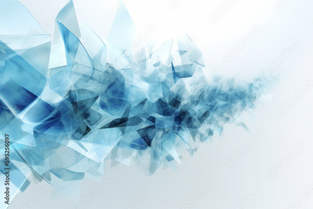 Beautiful light blue abstract background. Design element, AI generated ...