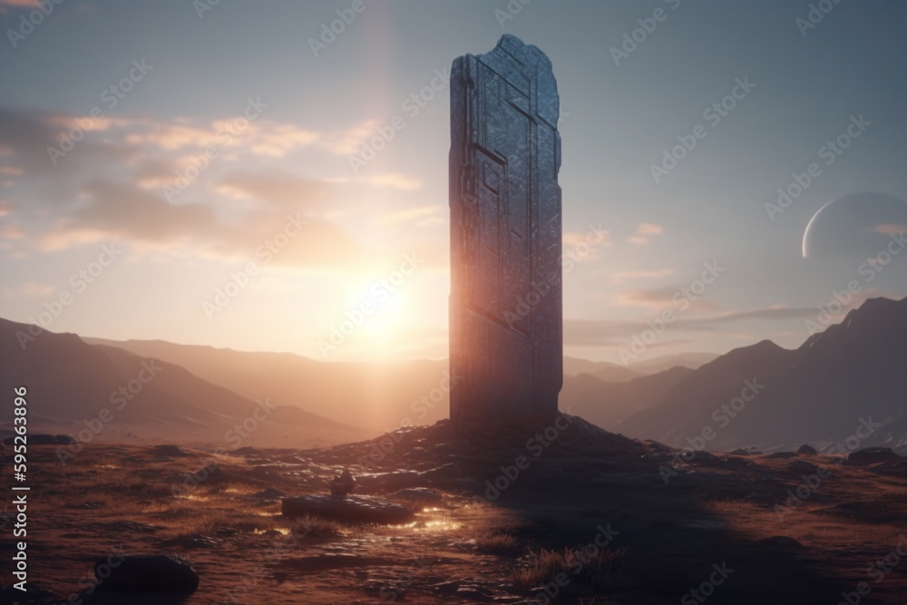 GENERATIVE AI captures the mystery of the alien monolith - Detailed ...