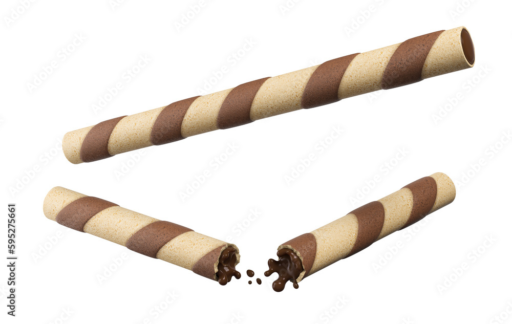 chocolate filled in a crispy wafer roll, Chocolate waffle sticks ...