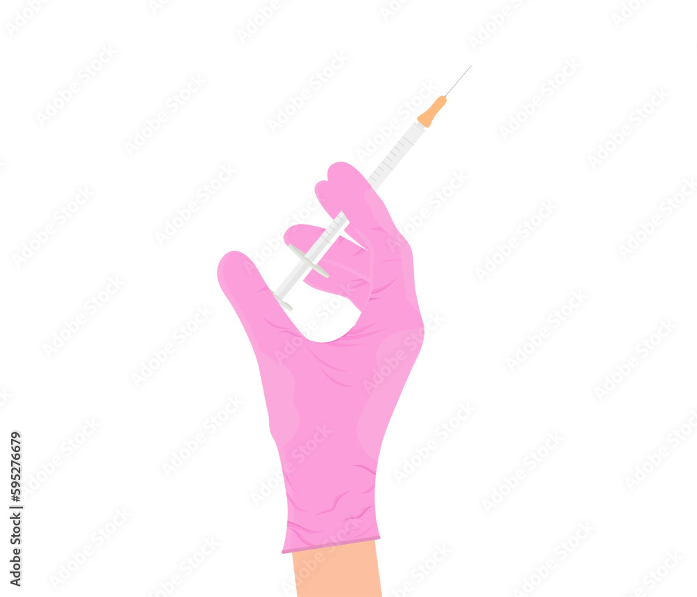 Beauty woman injection, smooth skin, lips filler, cosmetology aesthetic ...