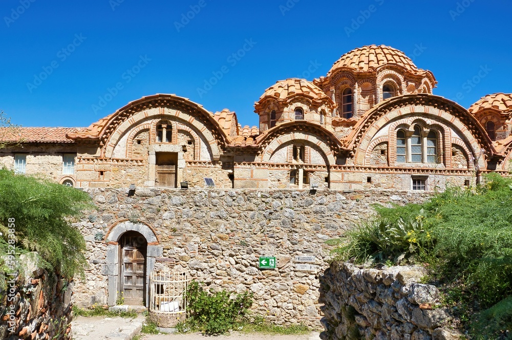 Byzantine castle state of Mystras, Greece Medieval Art. Medieval ...