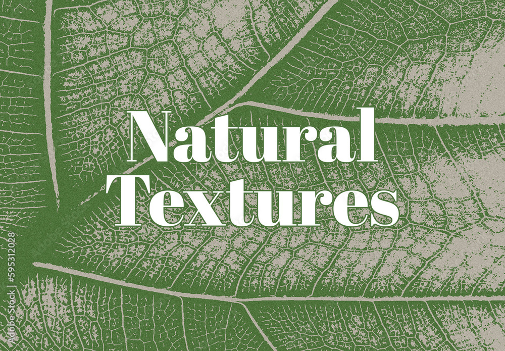 Organic and Natural Leaf Texture Set Stock Template | Adobe Stock