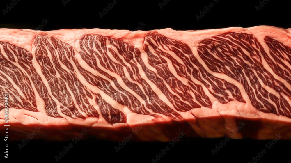 Japanese Wagyu A5 beef with high-marbled Background texture. Kobe wagyu ...